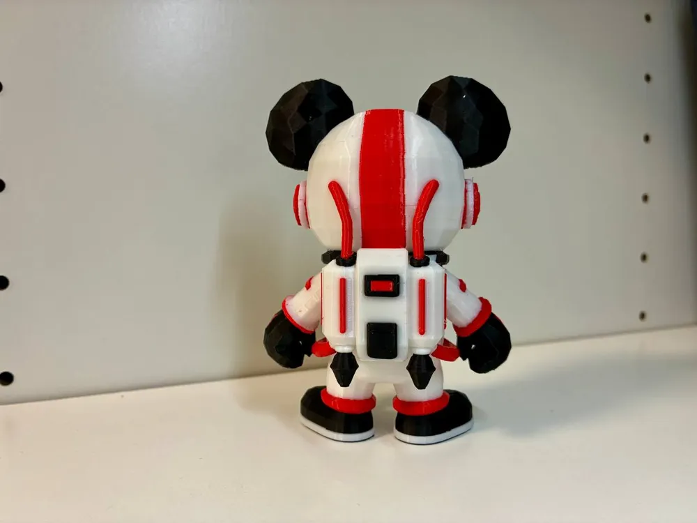 Mickey Mouse the astronaut - Free 3D Print Model - MakerWorld