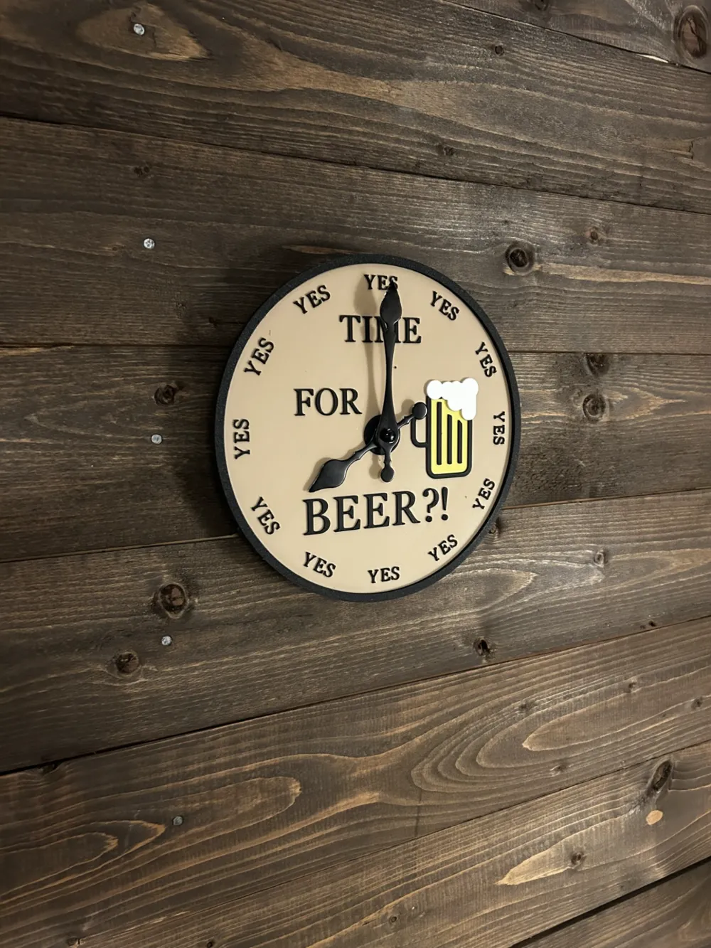 Time for beer clock by Stngbrg - MakerWorld