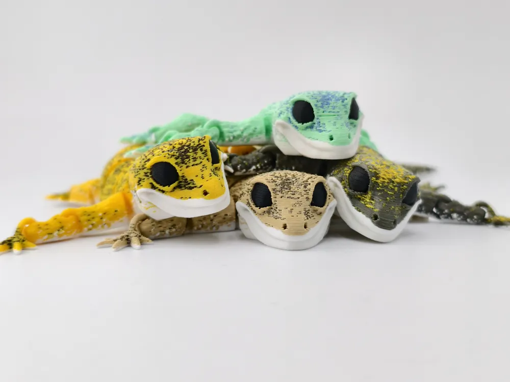 Articulated Leopard Gecko - Free 3D Print Model - MakerWorld