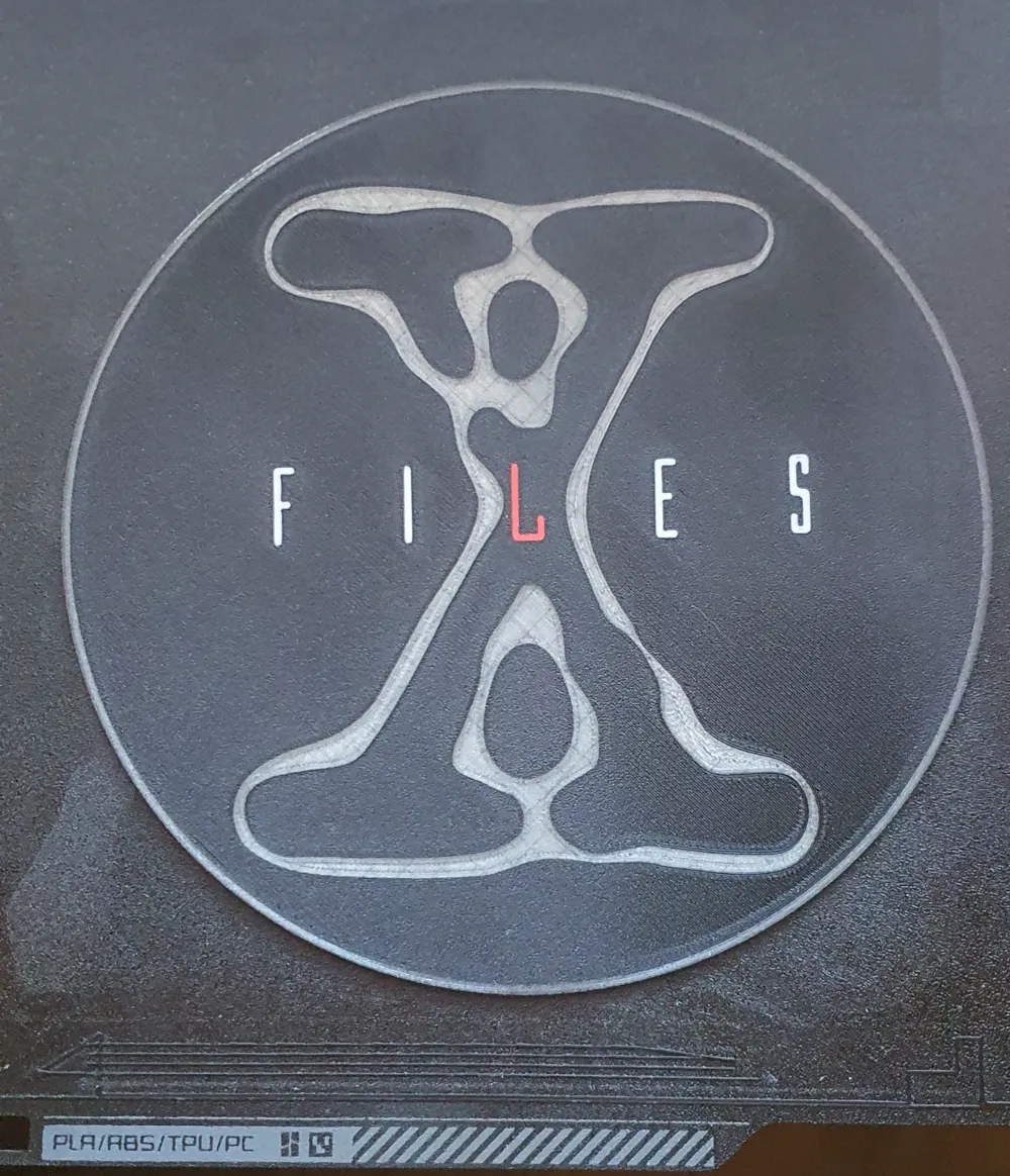 X - files sign by Charlie - MakerWorld