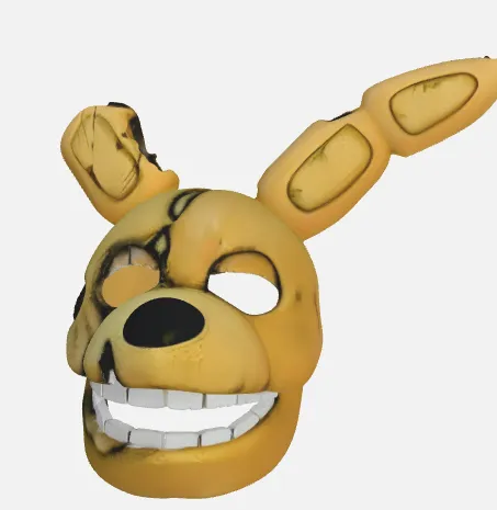 spring bonnie mask - Free 3D Print Model - MakerWorld