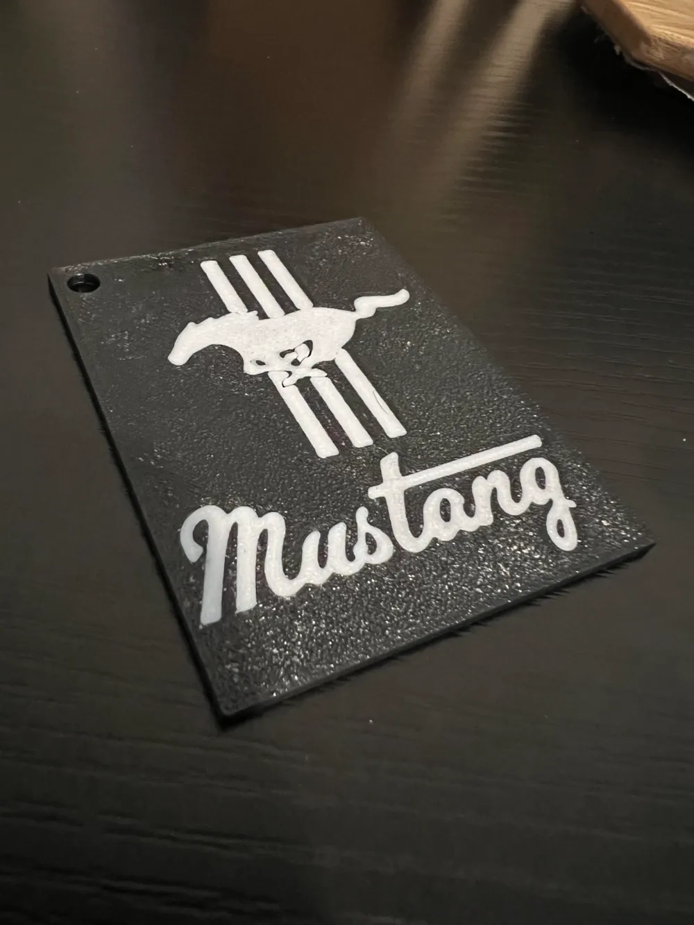 Ford Mustang Keychain 2 colors by Jnholeman - MakerWorld