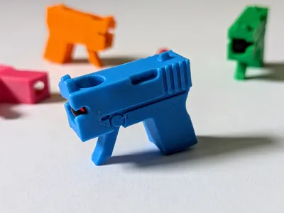 BB Gun Print-In-Place (Shoots 10m) - Free 3D Print Model - MakerWorld