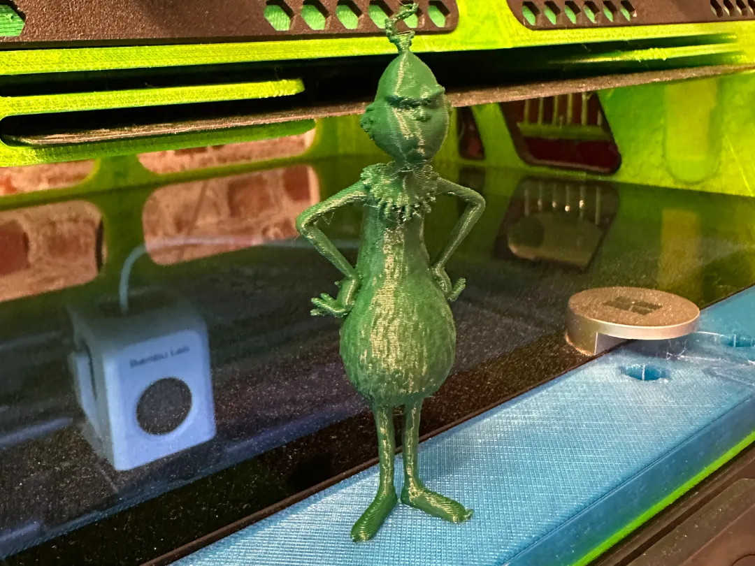 Grinch, grumpy pose by user_2707730103 MakerWorld: Download Free 3D Models