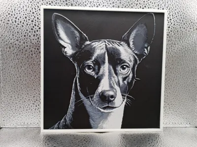 Basenji – Hueforge - Modello di stampa 3D gratuito - MakerWorld