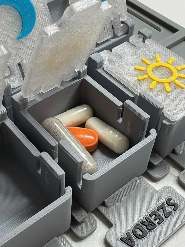 Modular Pill Organizer - Free 3D Print Model - MakerWorld