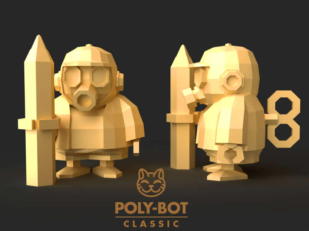 POLY-BOT - Classic by Gatto MakerWorld: Download Free 3D Models