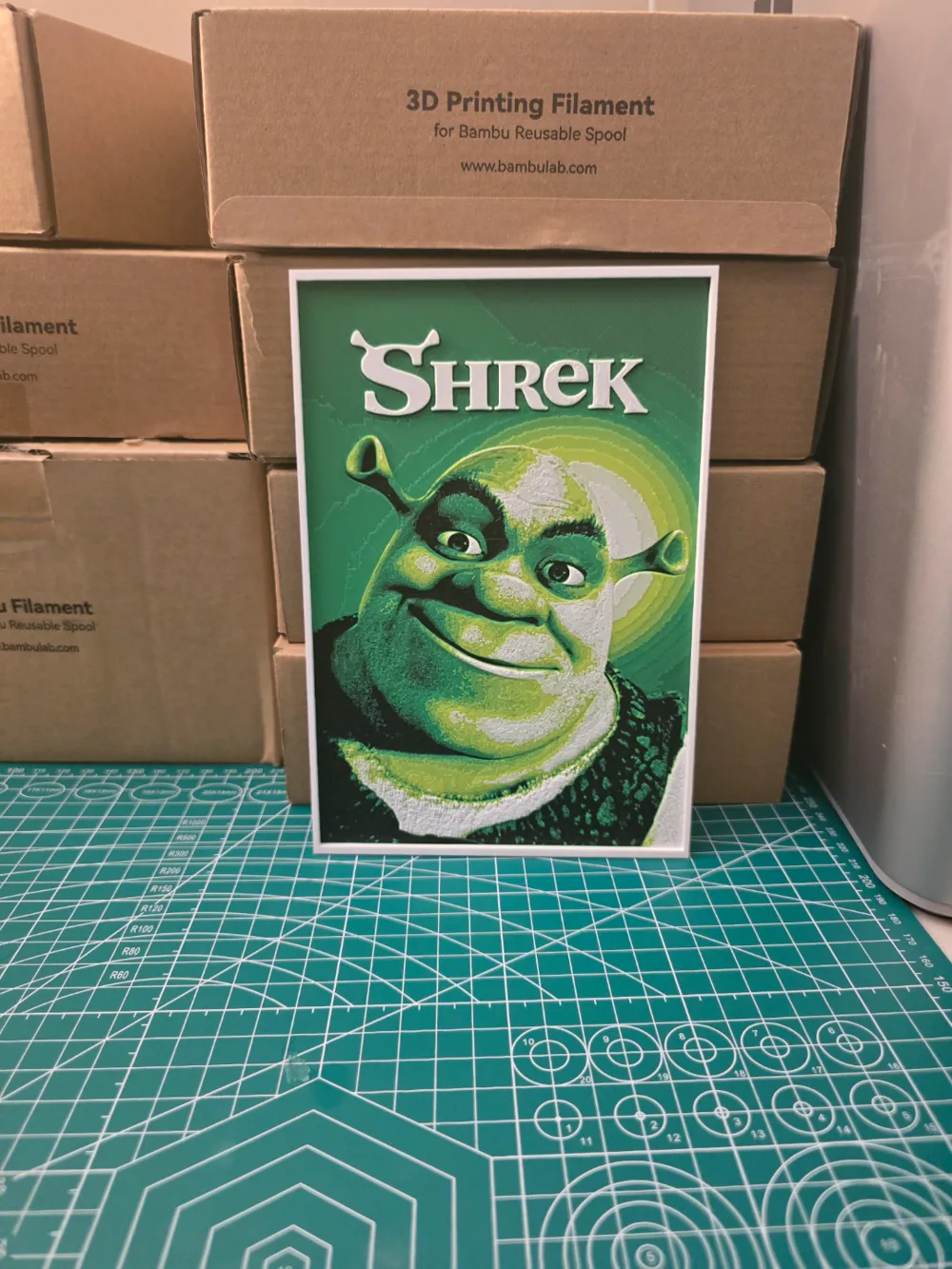 Shrek Movie Poster - Hueforge Art by Lumpy3D - MakerWorld