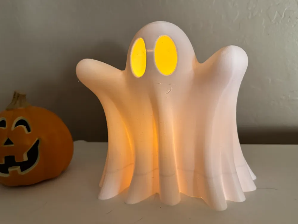 Ghost Tea Light Thinner Walls Remixed by keith.g.goodman - MakerWorld