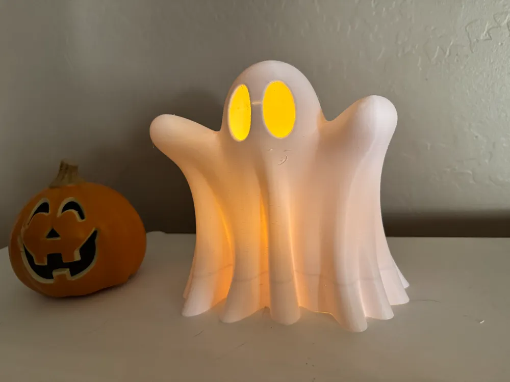 Ghost Tea Light Thinner Walls Remixed by keith.g.goodman - MakerWorld