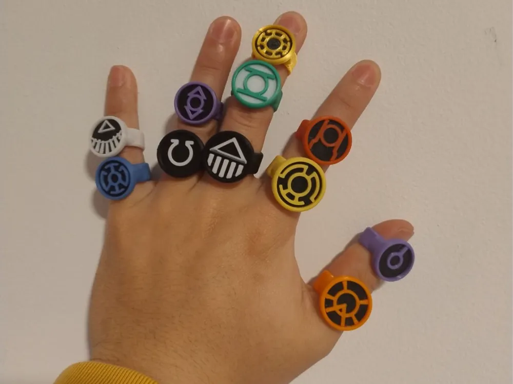 All Lantern Rings - New Update by AngryEddie MakerWorld: Download Free ...