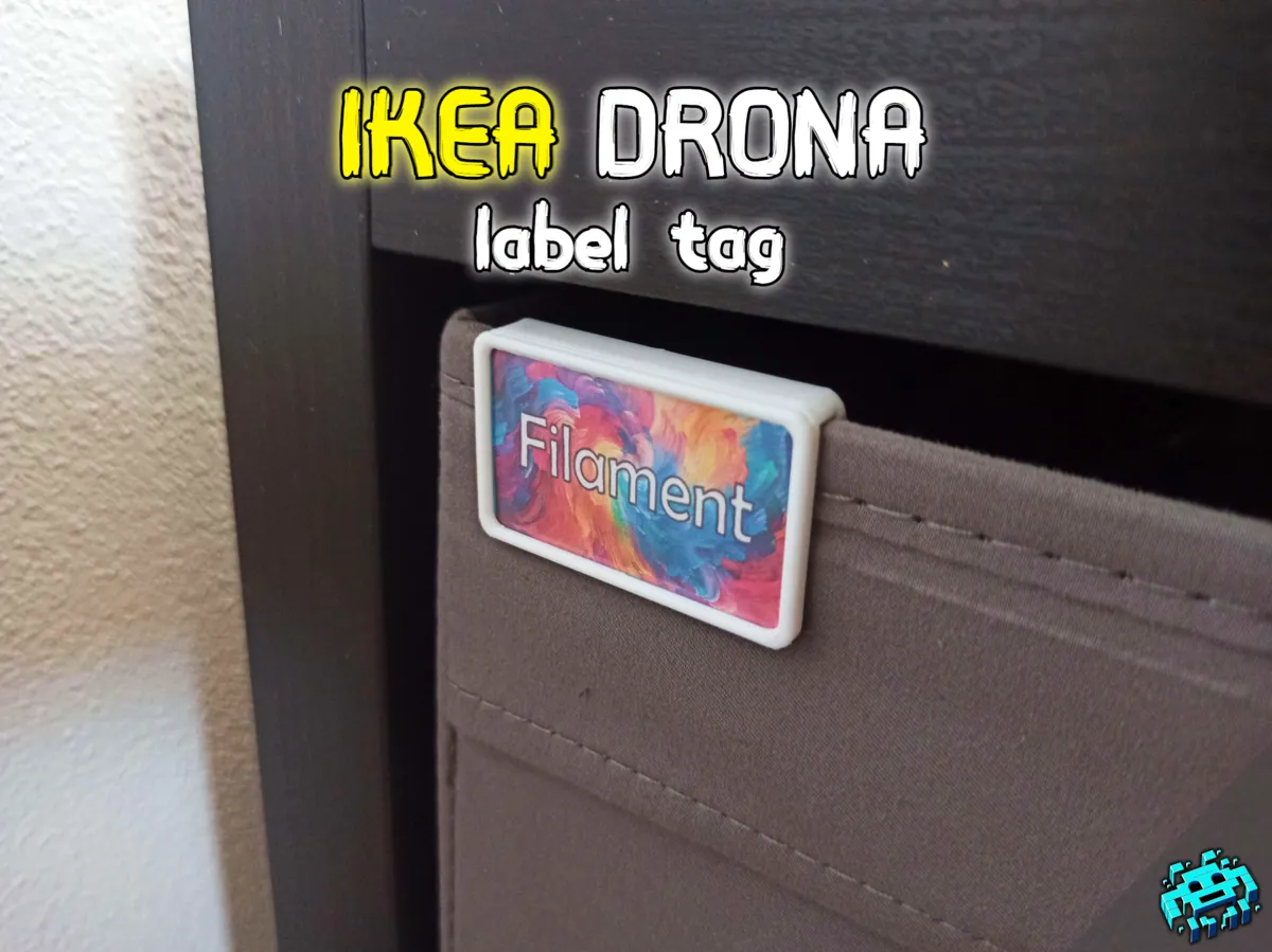 IKEA DRONA - label tag by Inv4d3r MakerWorld: Download Free 3D Models