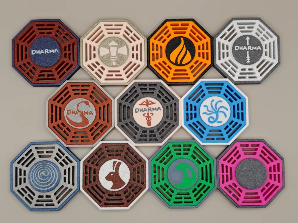 LOST Dharma Initiative Station Fidget Spinners by G-Man Projects ...