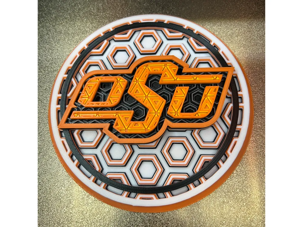 Oklahoma State University Dimensional Mosaic by Richie Rich Richie Rich ...