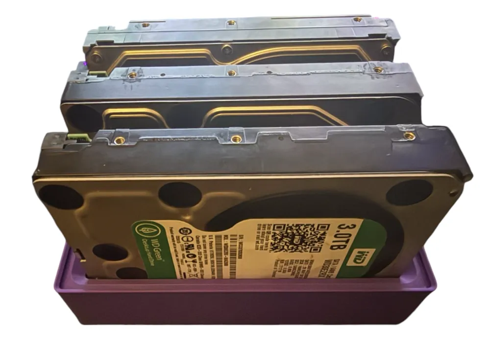 Gridfinity - 3.5" Hard Disk Drive Tray Remixed by THALF MakerWorld ...