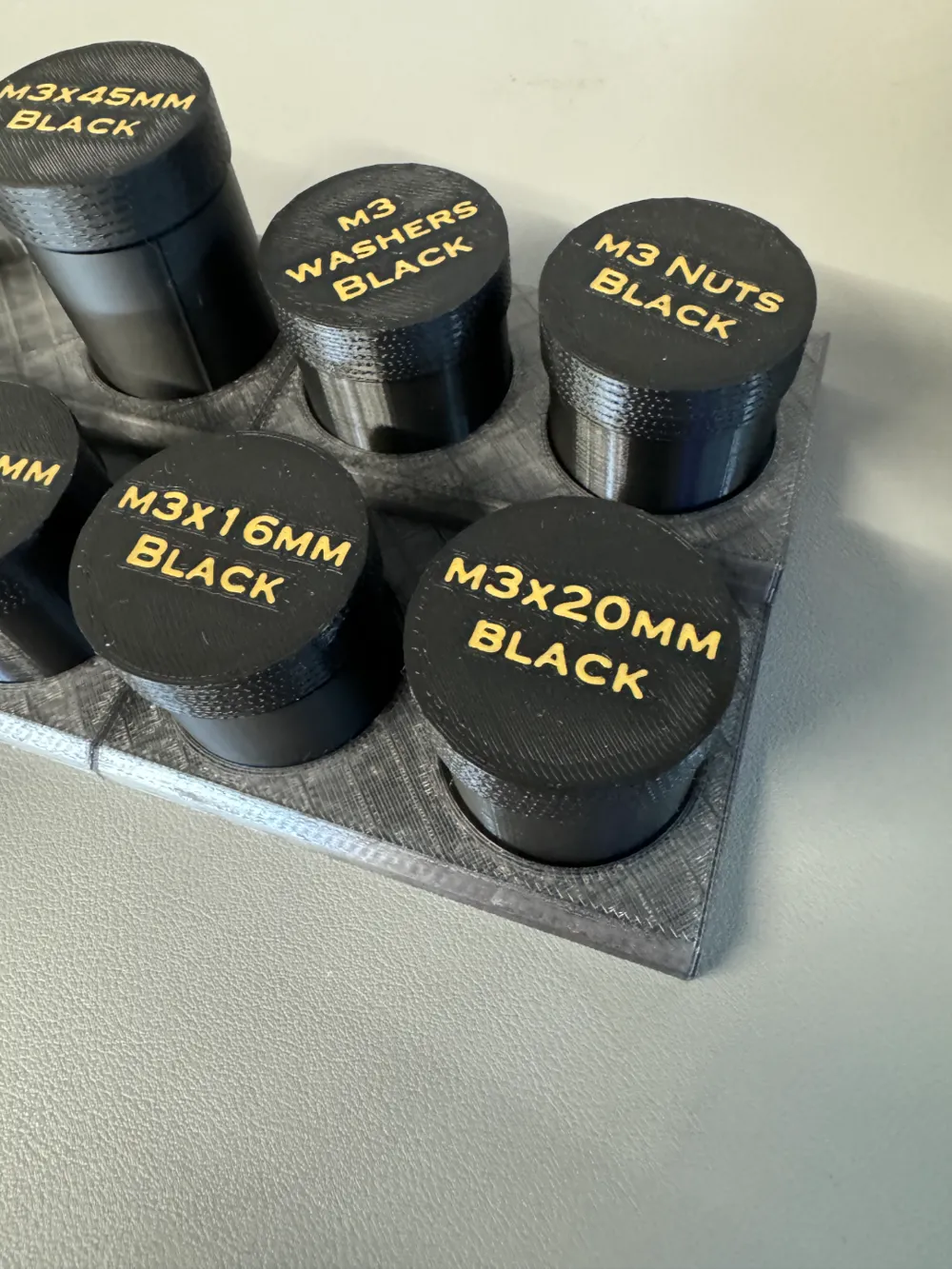 Screw cap Containers with Base by masarweh925 - MakerWorld