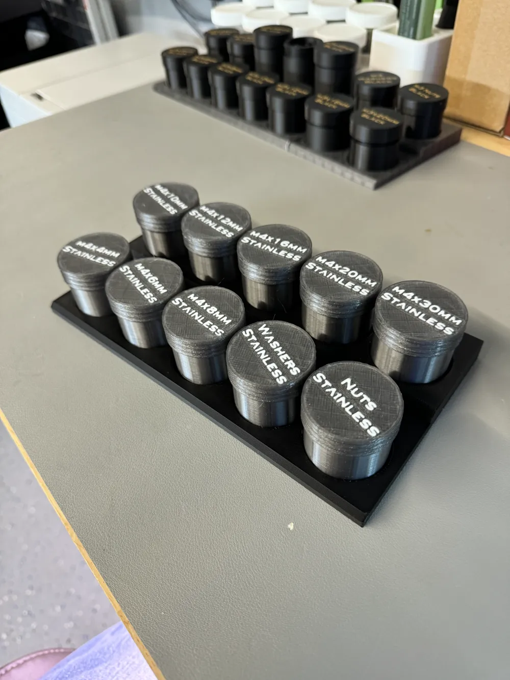 Screw cap Containers with Base by masarweh925 - MakerWorld