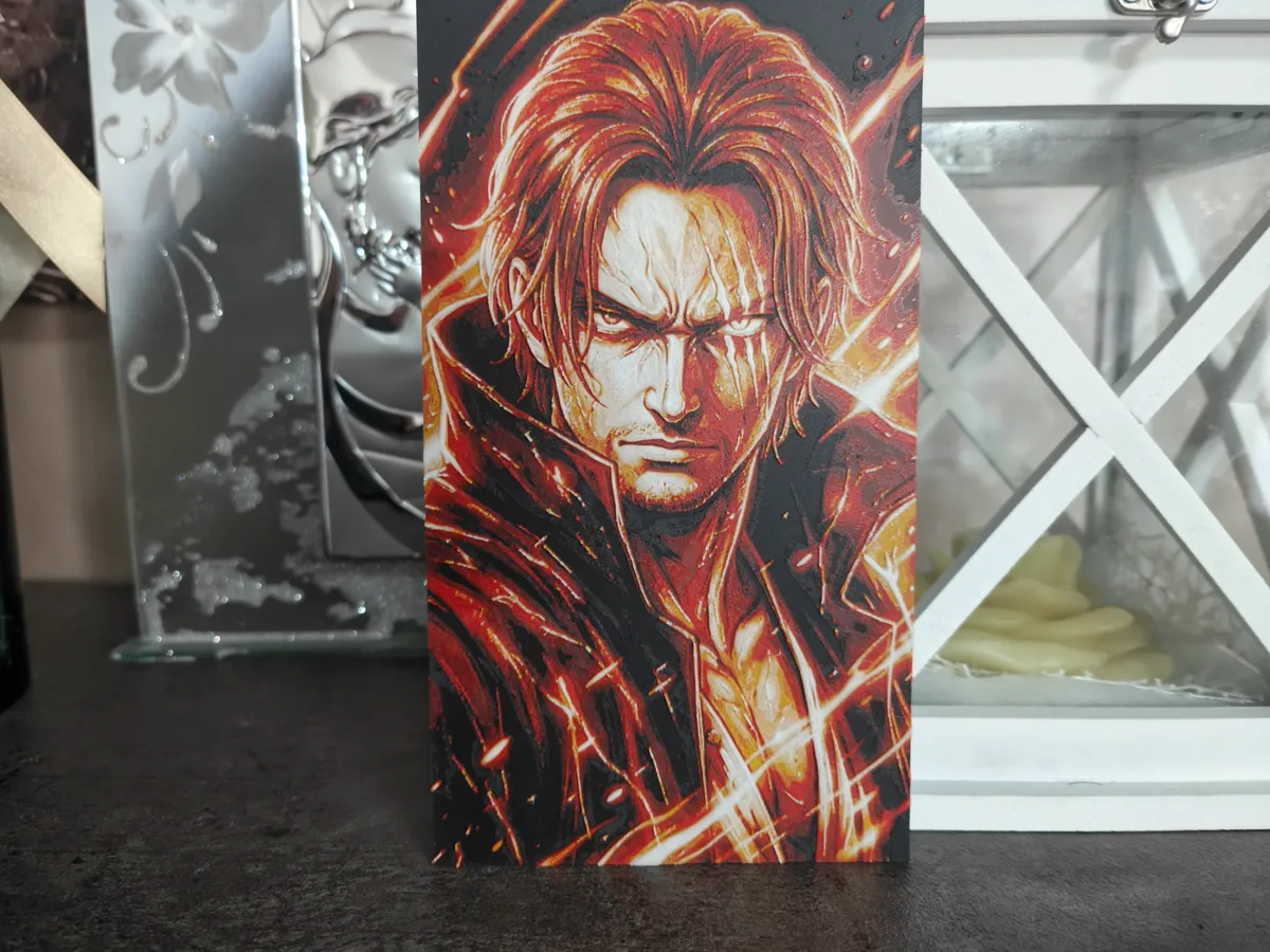 Shanks One Piece Hueforge - Modelo de impresión 3D gratuito - MakerWorld