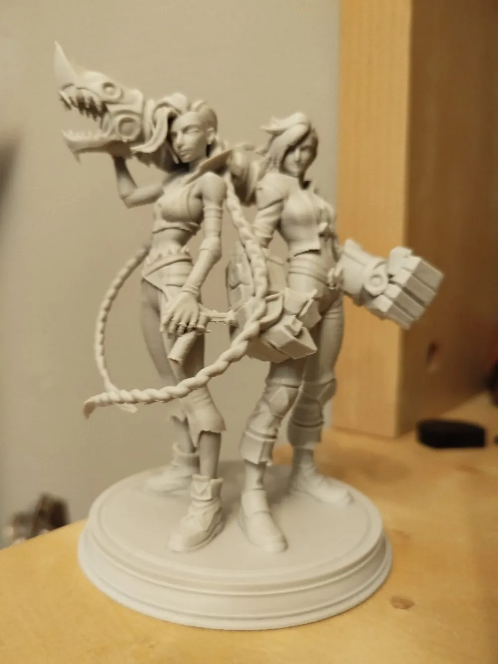Jinx & Vi - League of Legends Arcane - Free 3D Print Model - MakerWorld