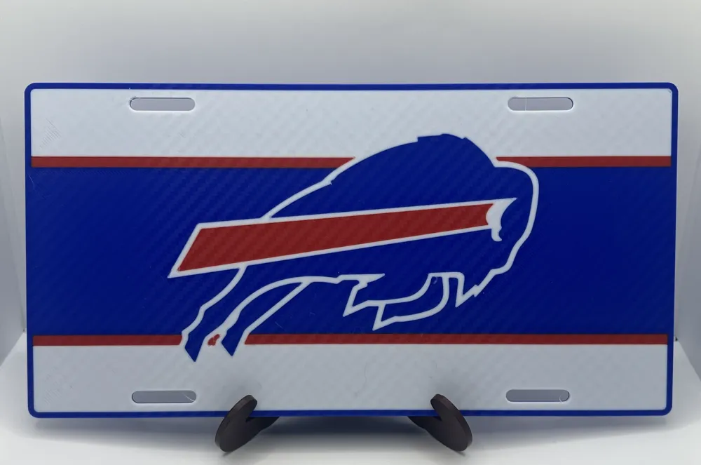 NFL Team License Plate - Buffalo Bills by Jandaa MakerWorld: Download ...
