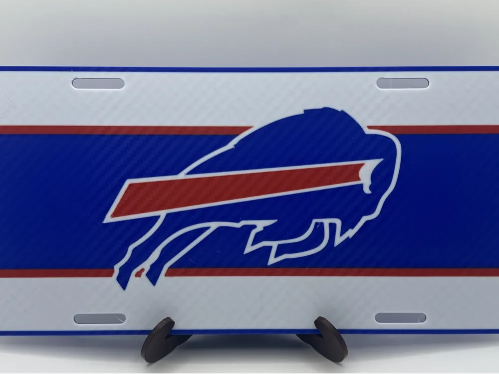 NFL Team License Plate - Buffalo Bills by Jandaa MakerWorld: Download ...