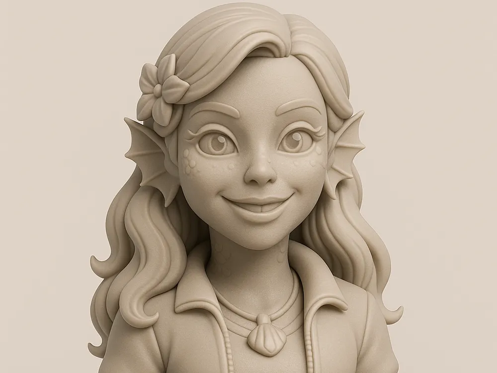 Lagoona Blue Monster High bust by Neoflix3d MakerWorld: Download Free ...