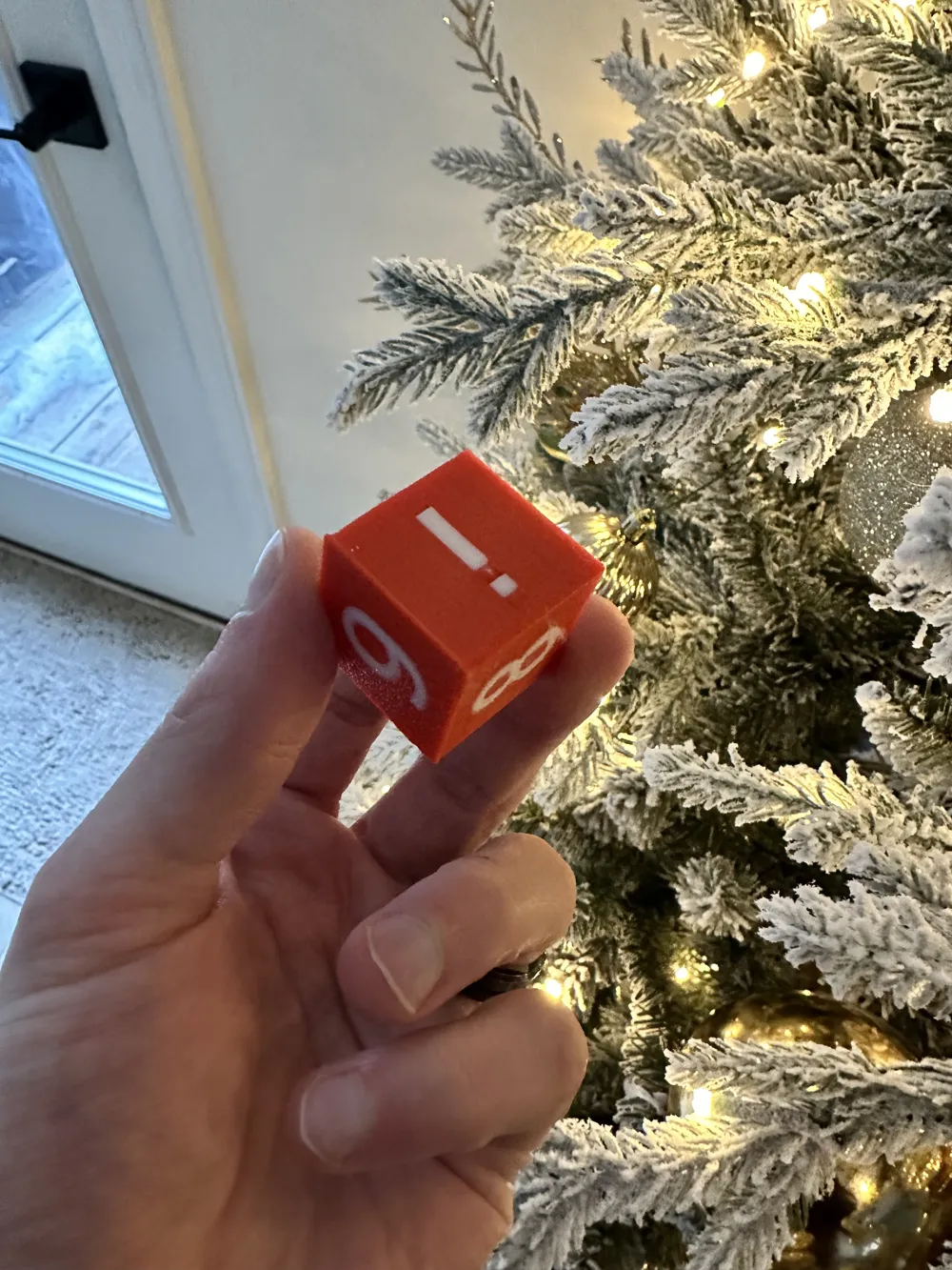 Hallmark Christmas Countdown 6-0 Number Cube - Free 3D Print Model ...