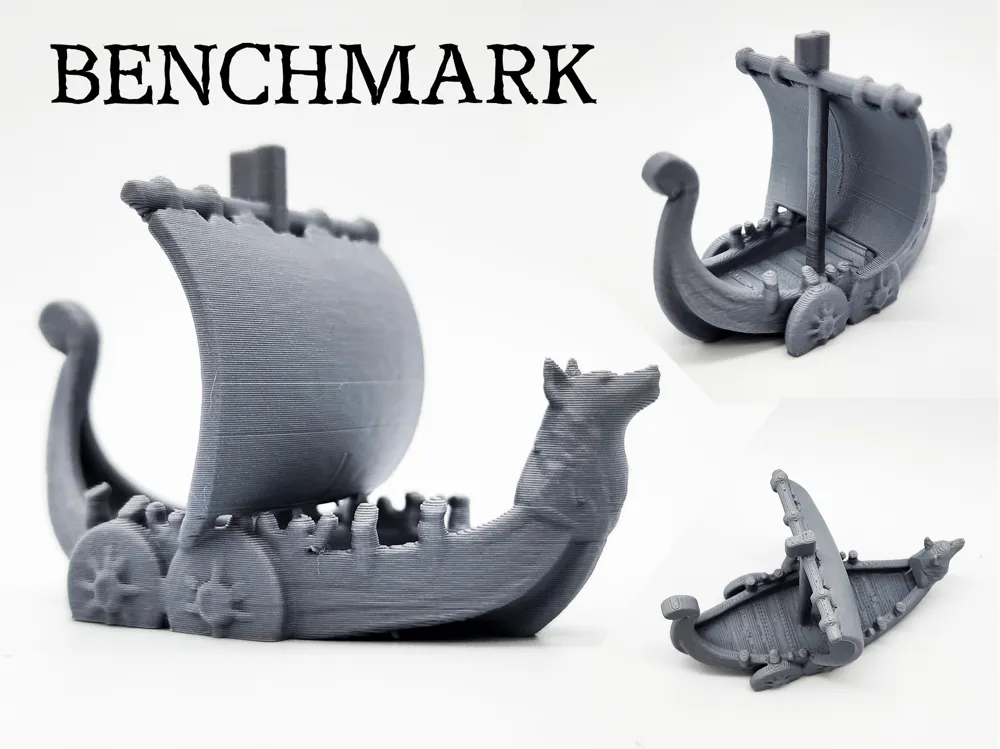 Viking Longship Benchmark - No Supports by Triple G Workshop MakerWorld: Download Free 3D Models