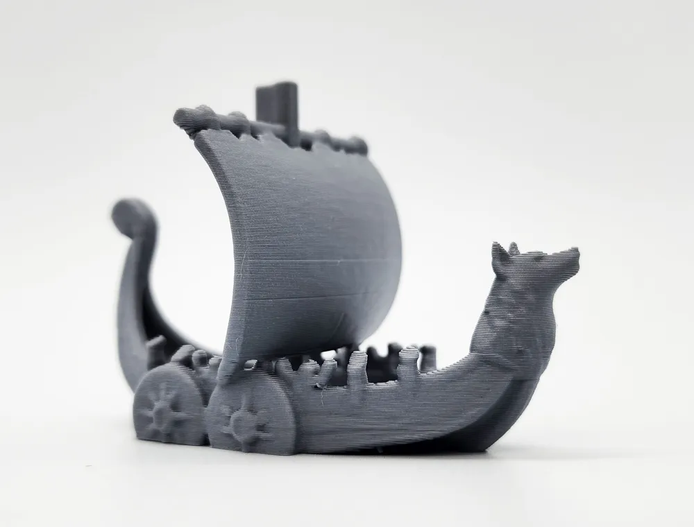 Viking Longship Benchmark - No Supports - Free 3D Print Model - MakerWorld