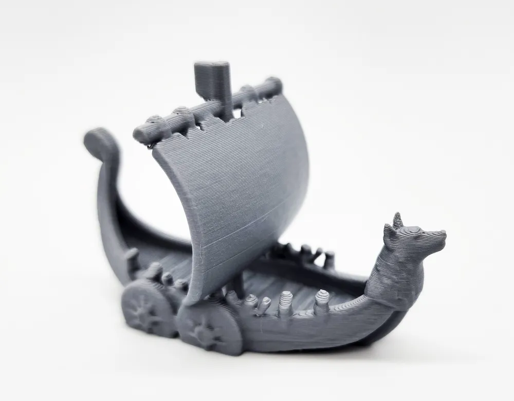 Viking Longship Benchmark - No Supports - Free 3D Print Model - MakerWorld