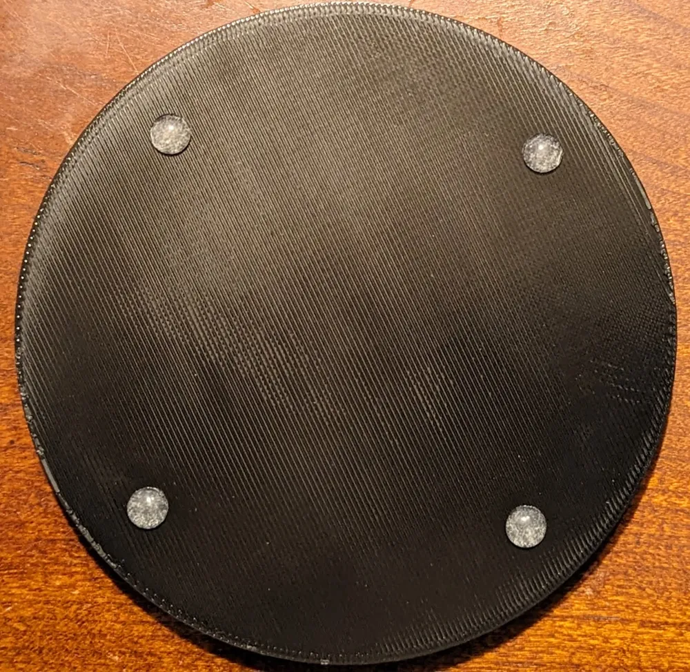 Rubber Feet Template for 100mm Coaster by Quantum.Grower - MakerWorld
