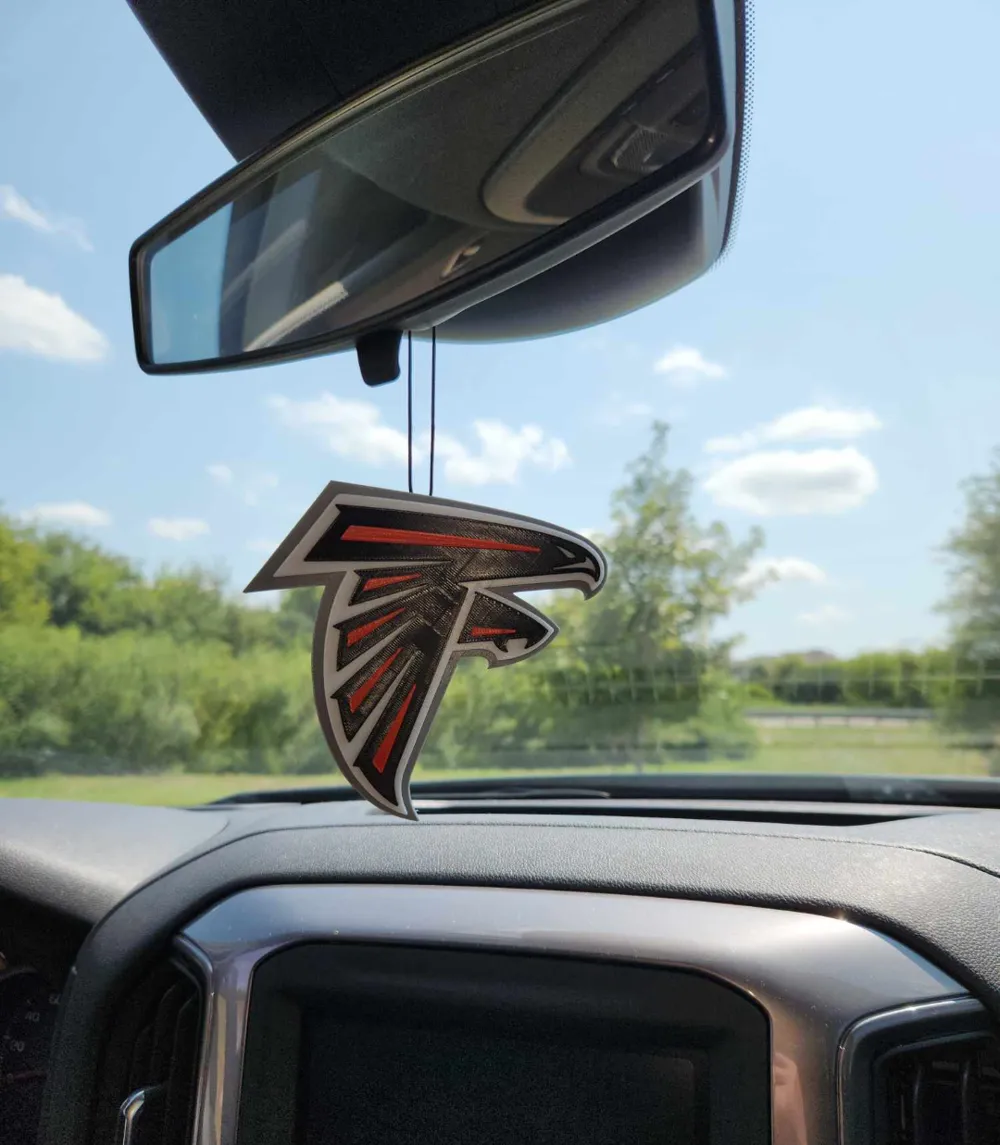 Atlanta Falcons Car Rearview Mirror Hanger by Salvadori - MakerWorld