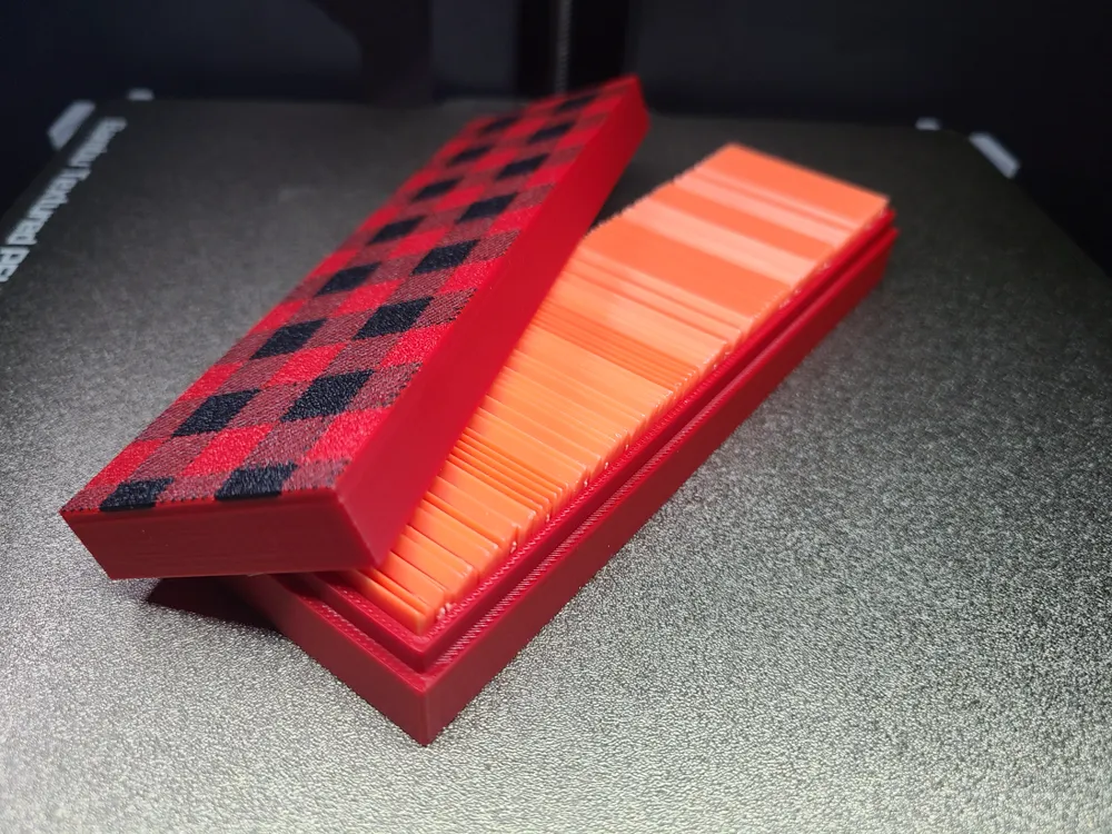 Plastic Razor Blade Box with Flannel Lid by dietpeachfanta - MakerWorld