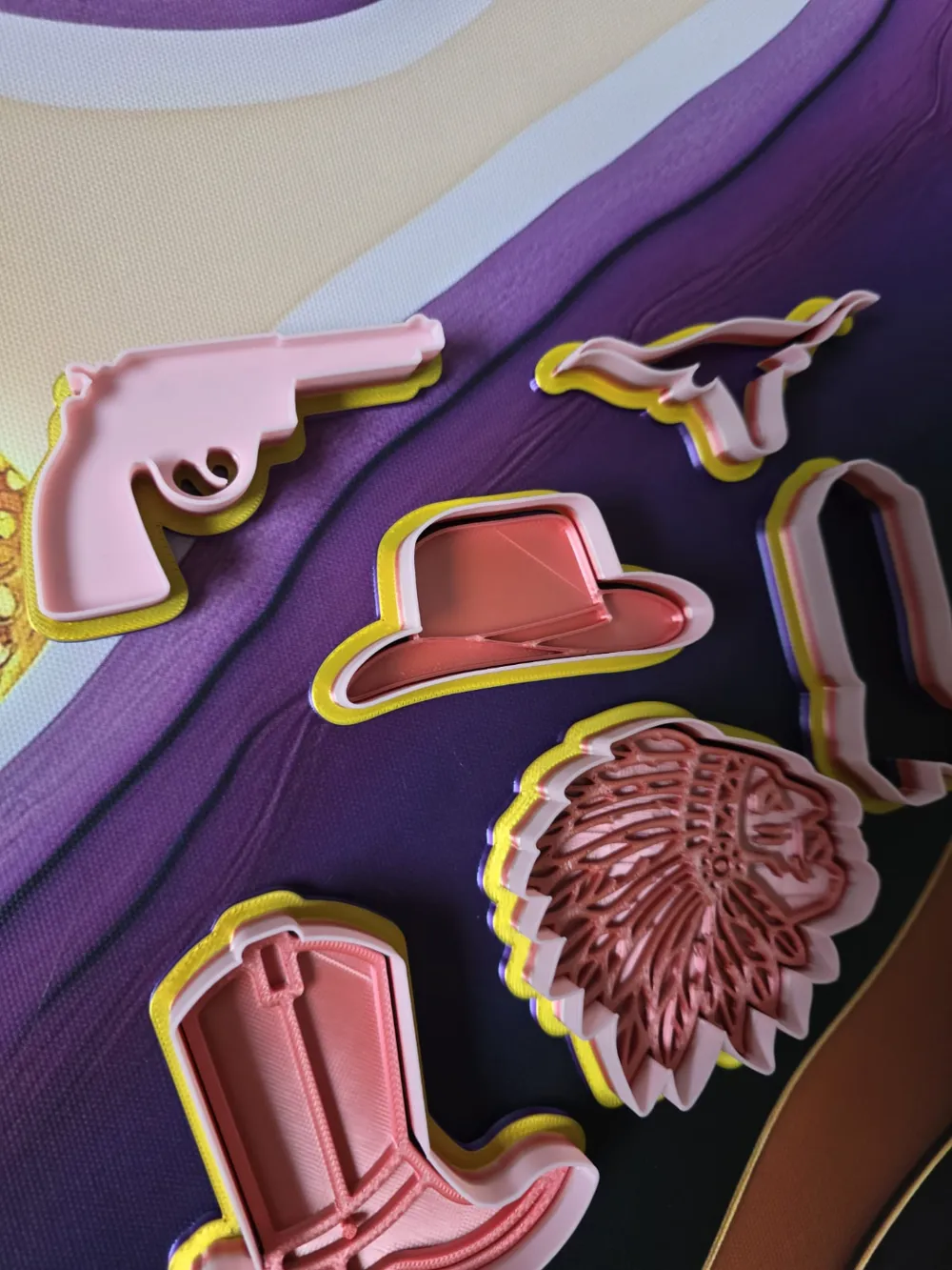 Cowboy Cookie Cutter Wild West Baking Tool Playdoh by Merilno3D ...