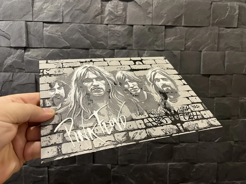 HueForge Pink Floyd – Kostenloses 3D-Druckmodell – MakerWorld