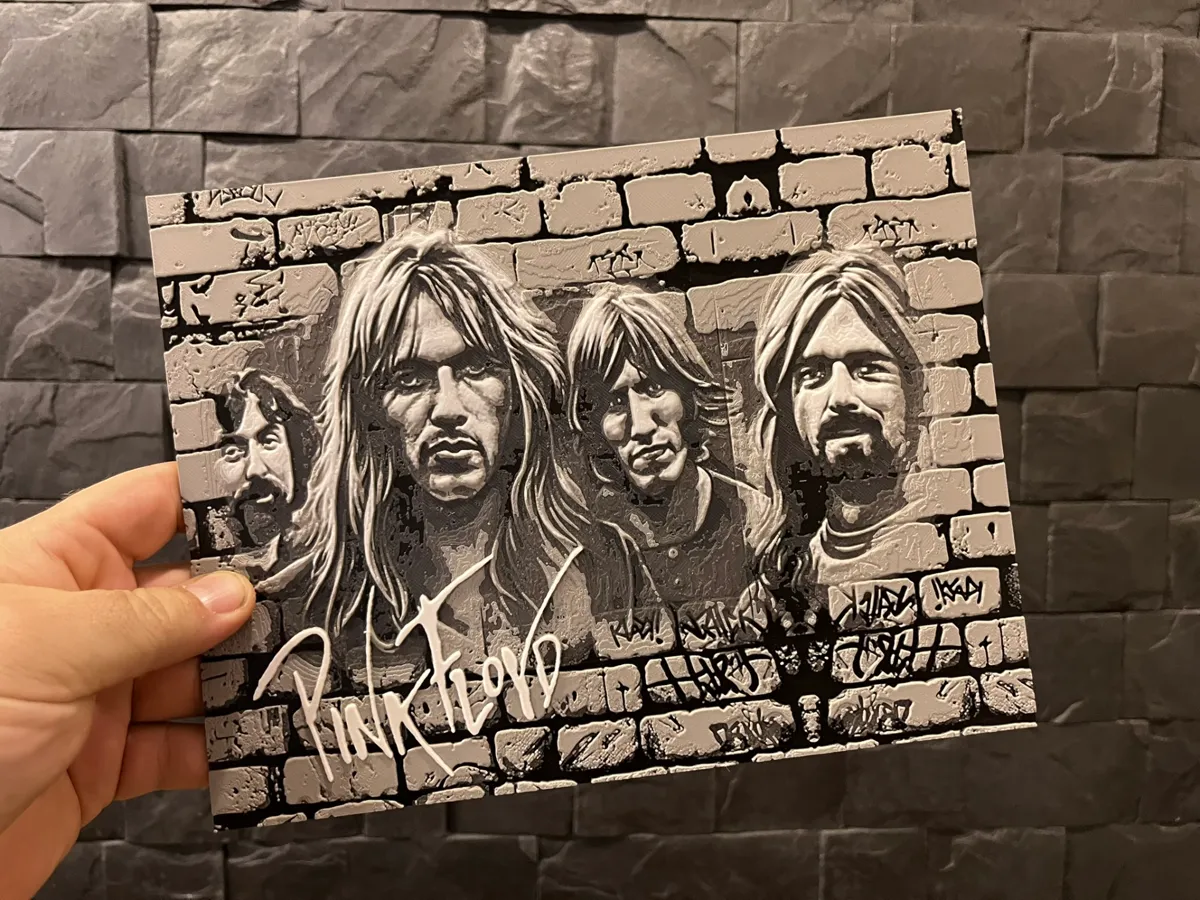 HueForge Pink Floyd – Kostenloses 3D-Druckmodell – MakerWorld