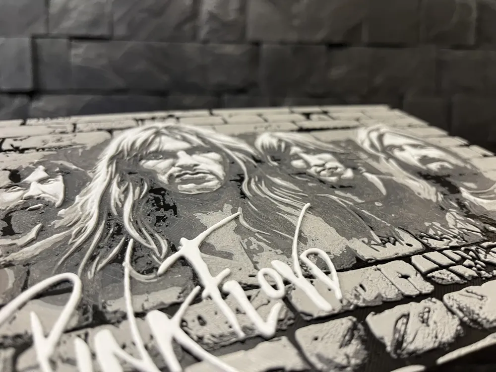 HueForge Pink Floyd – Kostenloses 3D-Druckmodell – MakerWorld