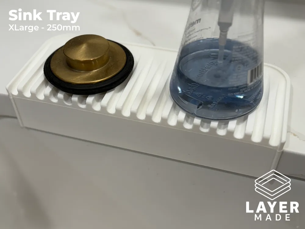 Sink Tray - v3 (Multiple Sizes) by Layer Made MakerWorld: Download Free ...