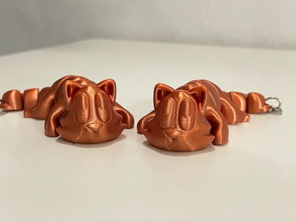 Funny Cat Keychain by EFFEG studio MakerWorld: Download Free 3D Models