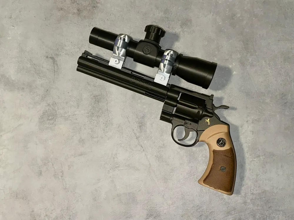 Colt Python .357 Magnum - UPGRADABLE - MakerWorld 3D Model | 3Drop