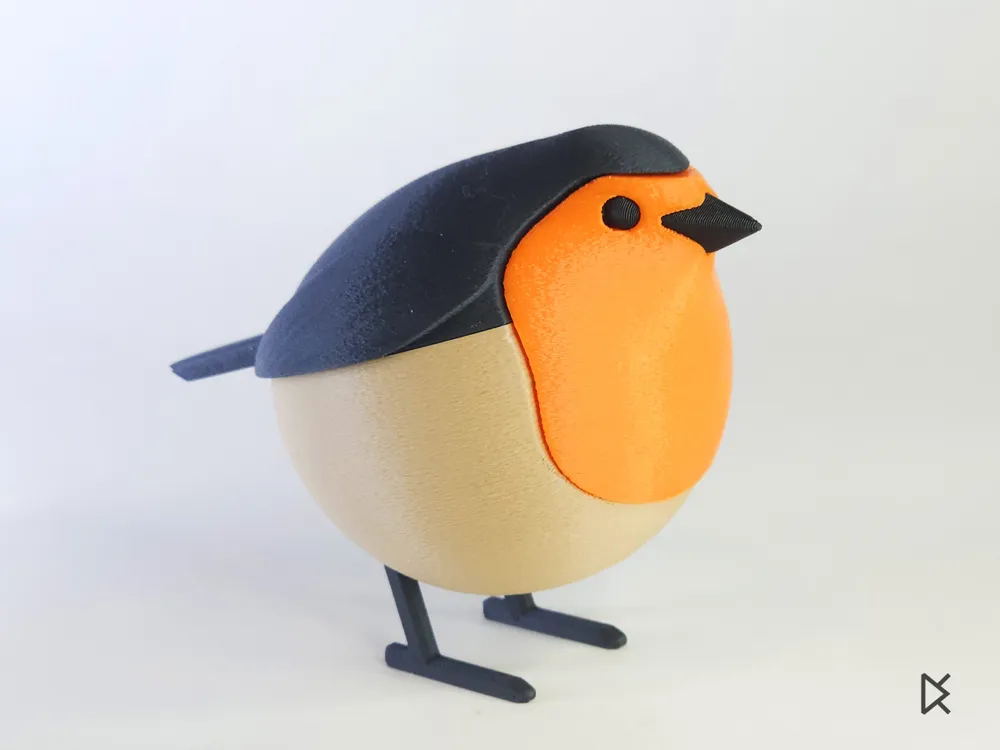 Fluffy Birds - Robin - Free 3D Print Model - MakerWorld