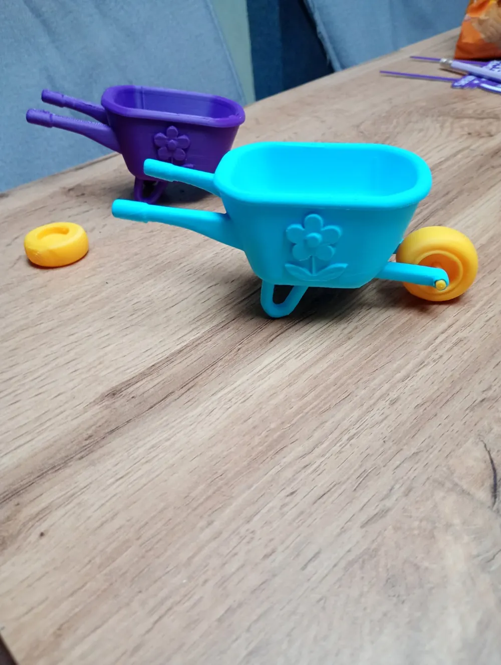 Cute Wheelbarrow Planter - Free 3D Print Model - MakerWorld