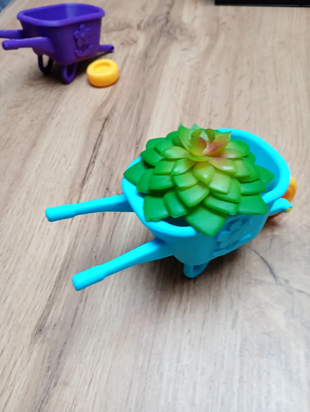 Cute Wheelbarrow Planter - Free 3D Print Model - MakerWorld