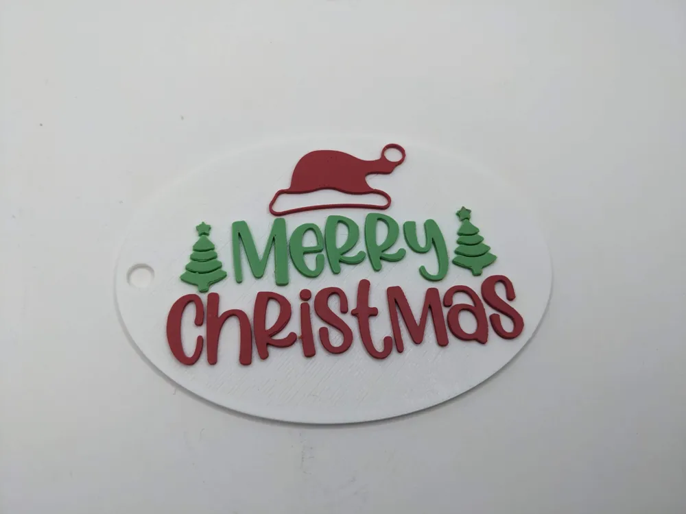 Christmas Gift Tag - Free 3D Print Model - MakerWorld