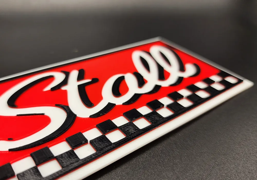 Cars No Stall Sign 3 Color by TripleGWorkshop - MakerWorld