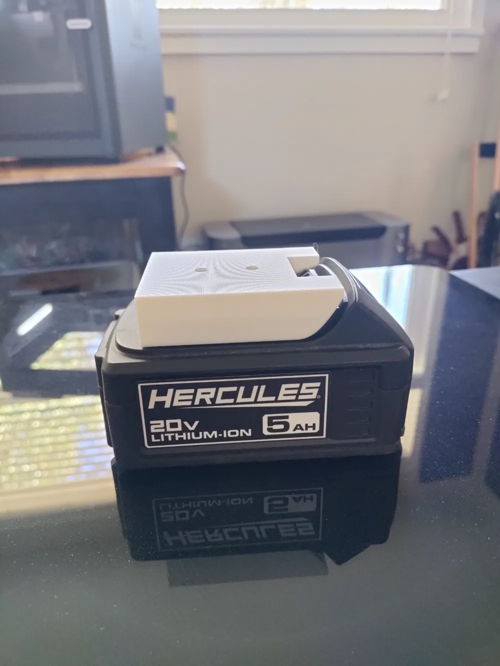Hercules 20V Battery Wall Mount - Multiboard Mount by arock MakerWorld: Download Free 3D Models
