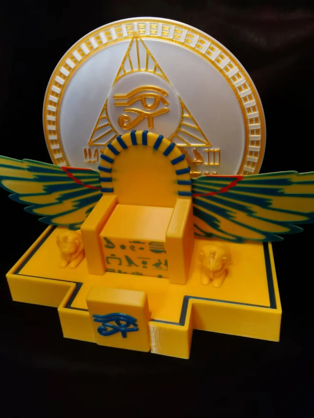 Pharaoh's Throne: Articulated Multipurpose Figurine Display Stand by ...