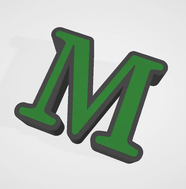 Letter M BOX /Light Box by Santi s 3D - MakerWorld