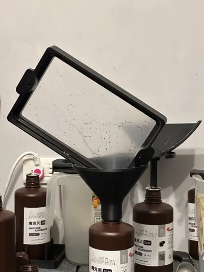 Resin bottle resin recycling to resin bottle funnel by Capybara Robot ...