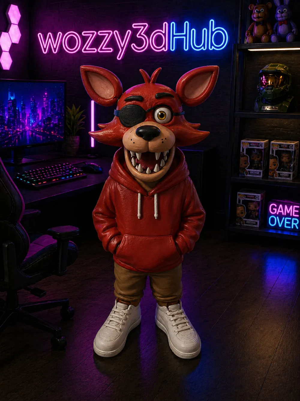 Foxy Urbano de Five Nights At Freddys - Modelo de impresión 3D gratuito ...